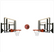 RAMGOAL Wall Mounted Mini Basketball Hoop Full Court